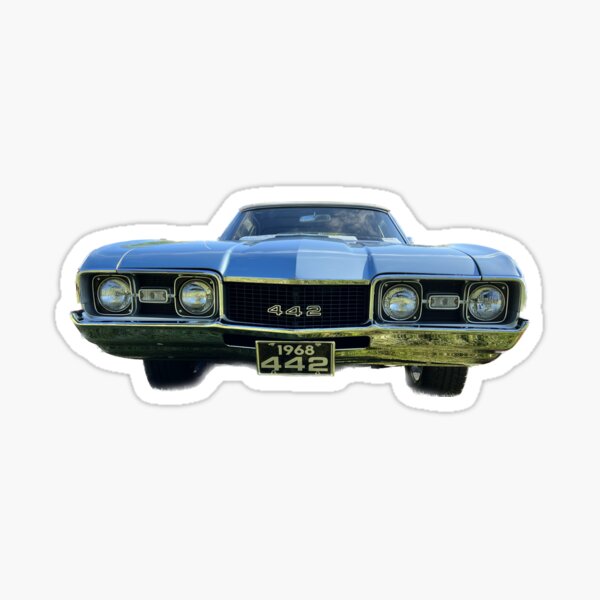 "1968 Olds 442" Sticker for Sale by KatsEye | Redbubble