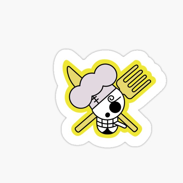 "Logo Skull Sanji One piece" Sticker by AlyeskaSmile | Redbubble