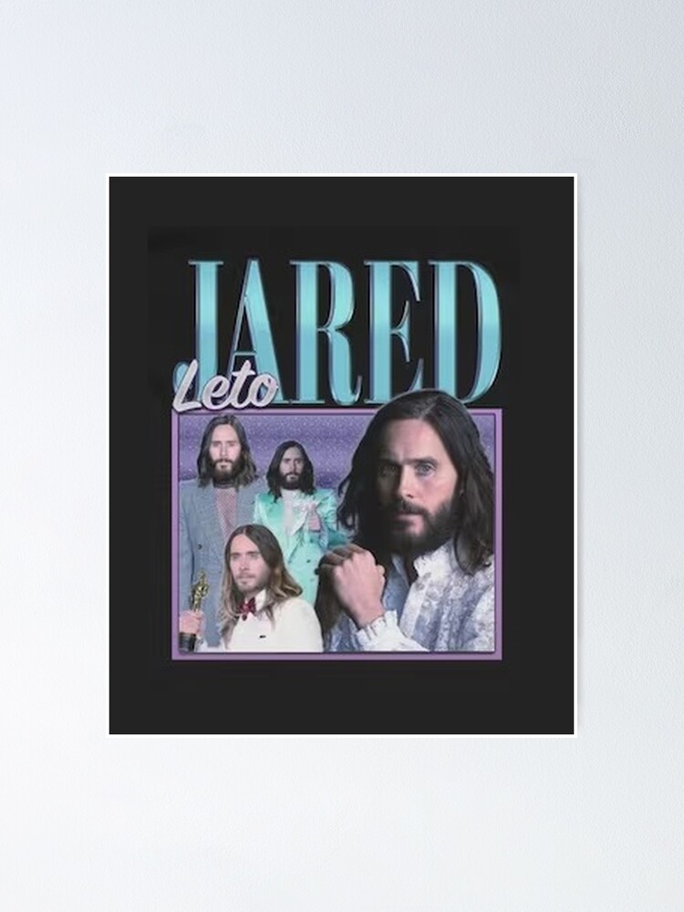 "jared leto" Poster for Sale by blackhistory7 | Redbubble