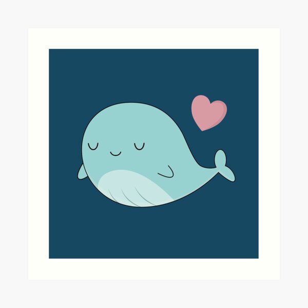 Whale Chibi Art Prints | Redbubble