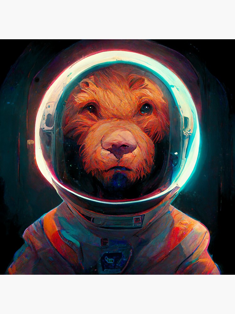 "Space doggo" Sticker for Sale by BinaryDreaming | Redbubble