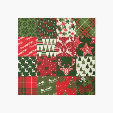"Santa Claus Patchwork Ideas 2023" Art Board Print for Sale by ...
