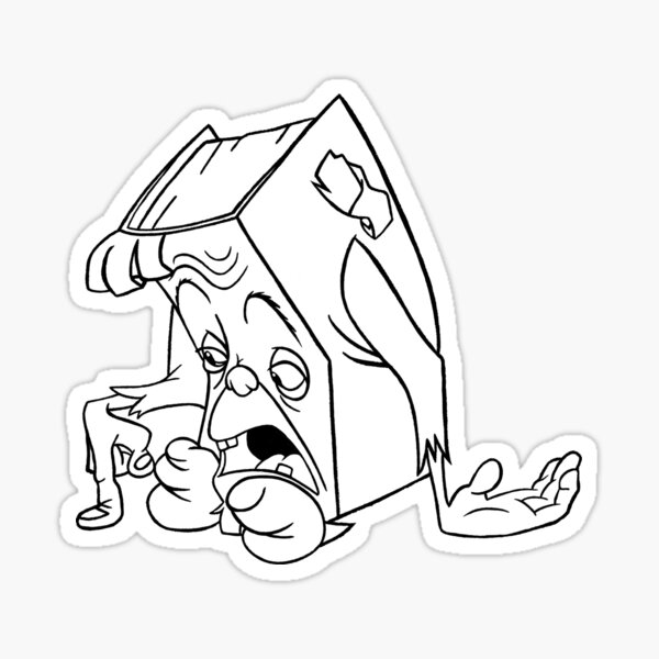 "Sad horror book" Sticker by LysaKarell | Redbubble