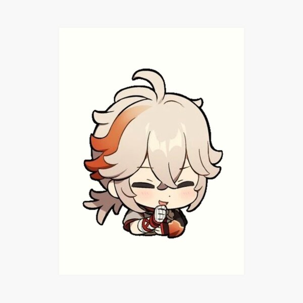 "Genshin Impact Hilichurl and Hydro Slime" Art Print for Sale by ...