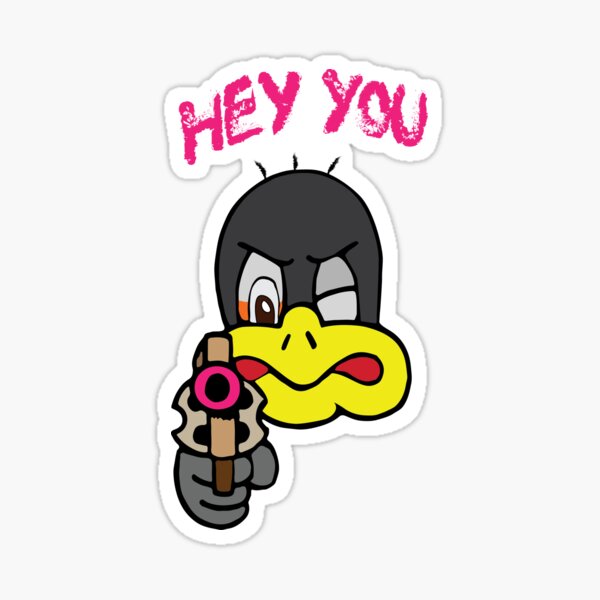 "Hej You, Duck cartoon" Sticker for Sale by SmileShot | Redbubble