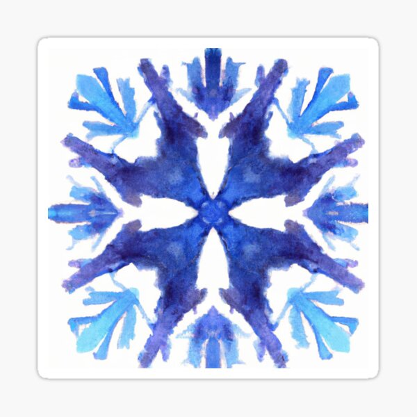"Elemental Snowflake Pattern | Tile Mosaic" Sticker for Sale by ...