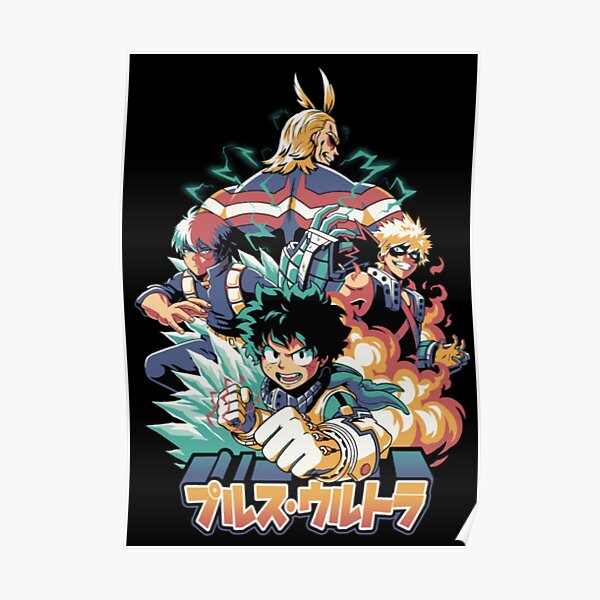 "Midoriya Izuku" Poster for Sale by AH1Design | Redbubble
