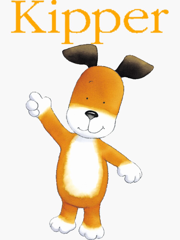 "CUTE KIPPER THE DOG" Sticker for Sale by Daenerys-3 | Redbubble