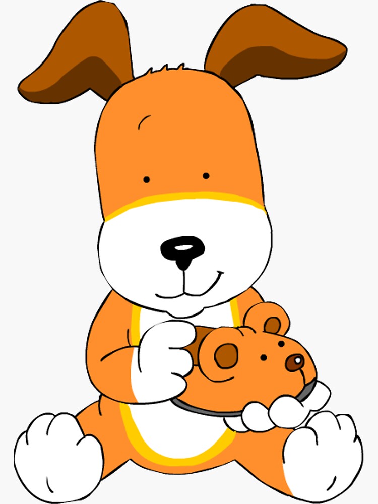 "CUTE KIPPER THE DOG" Sticker for Sale by Daenerys-3 | Redbubble