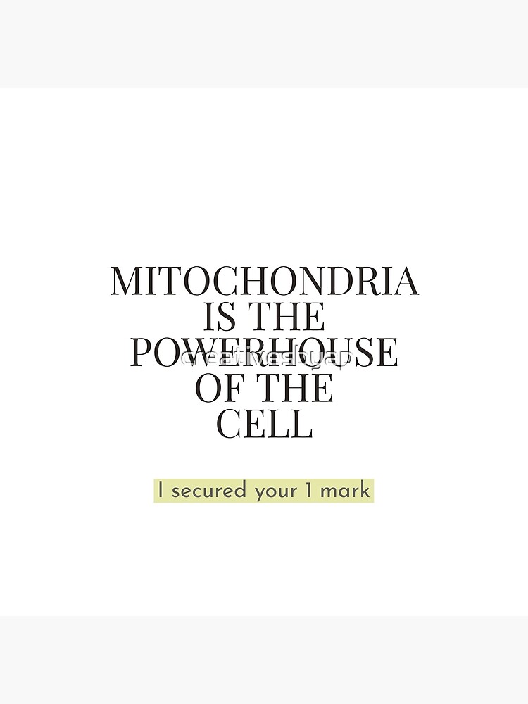"Mitochondria is the powerhouse of the cell funny Science STEM Pun ...