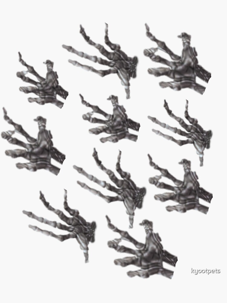 "skeleton hands gesture, happy skeleton fingers /retro halloween ghost ...