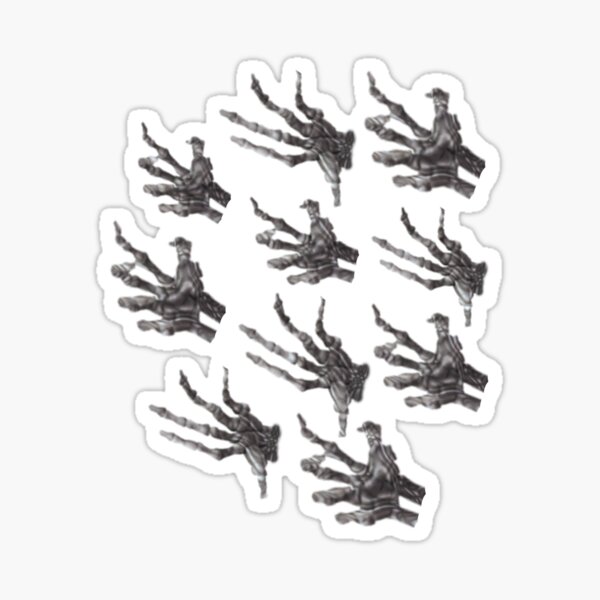 "skeleton hands gesture, happy skeleton fingers /retro halloween ghost ...