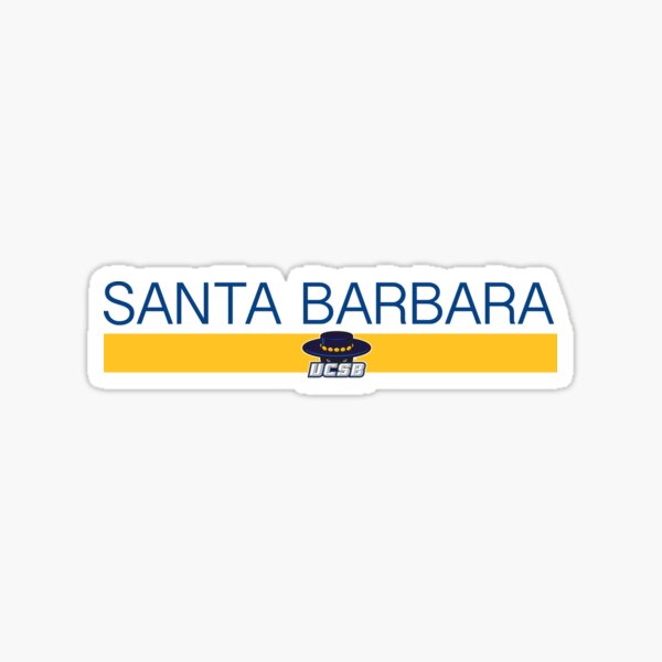 "UCSB Horizontal Logo" Sticker for Sale by Atlanta0502 | Redbubble
