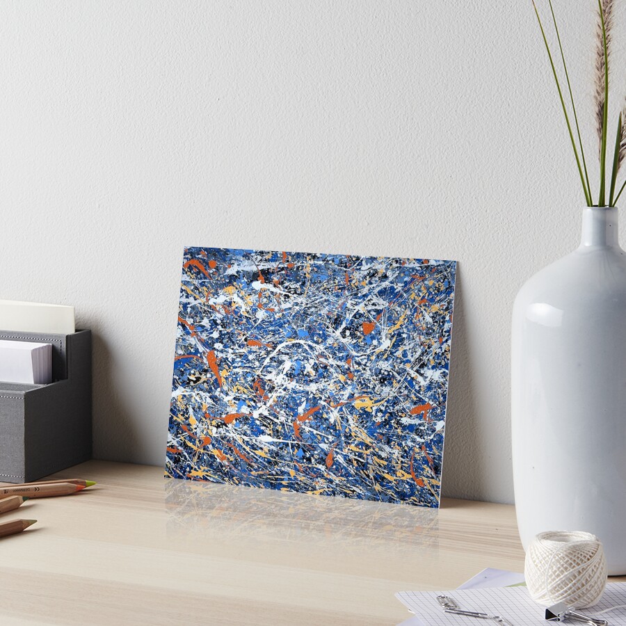 "Jackson Pollock style Paintings" Art Board Print for Sale by Megaplus ...