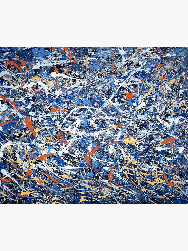 "Jackson Pollock style Paintings" Sticker for Sale by Megaplus | Redbubble
