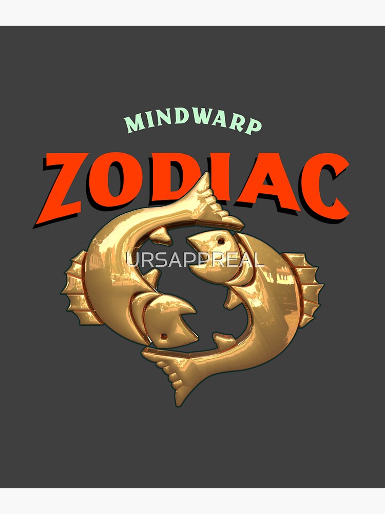 "ZODIAC MINDWARP " Sticker for Sale by URSAPPREAL | Redbubble