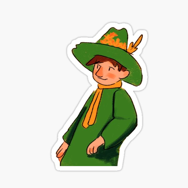 "snufkin" Sticker for Sale by umamargarida | Redbubble