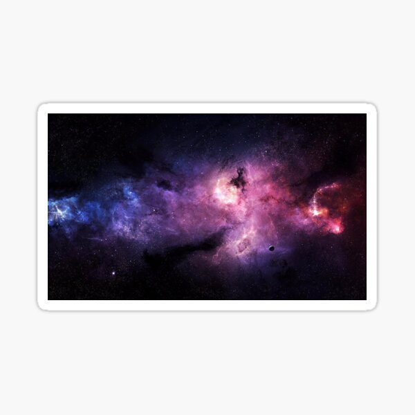"Galaxy Nebula " Sticker for Sale by SpaceRipple | Redbubble
