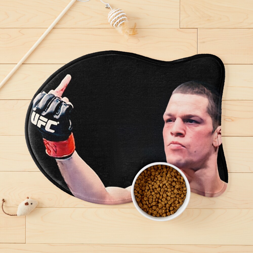 "Nate Diaz Flip Off Finger Nate Diaz Bloody Nate Diaz" Sticker for Sale ...