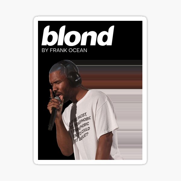 "Frank Ocean Blond" Sticker for Sale by piglet83 | Redbubble
