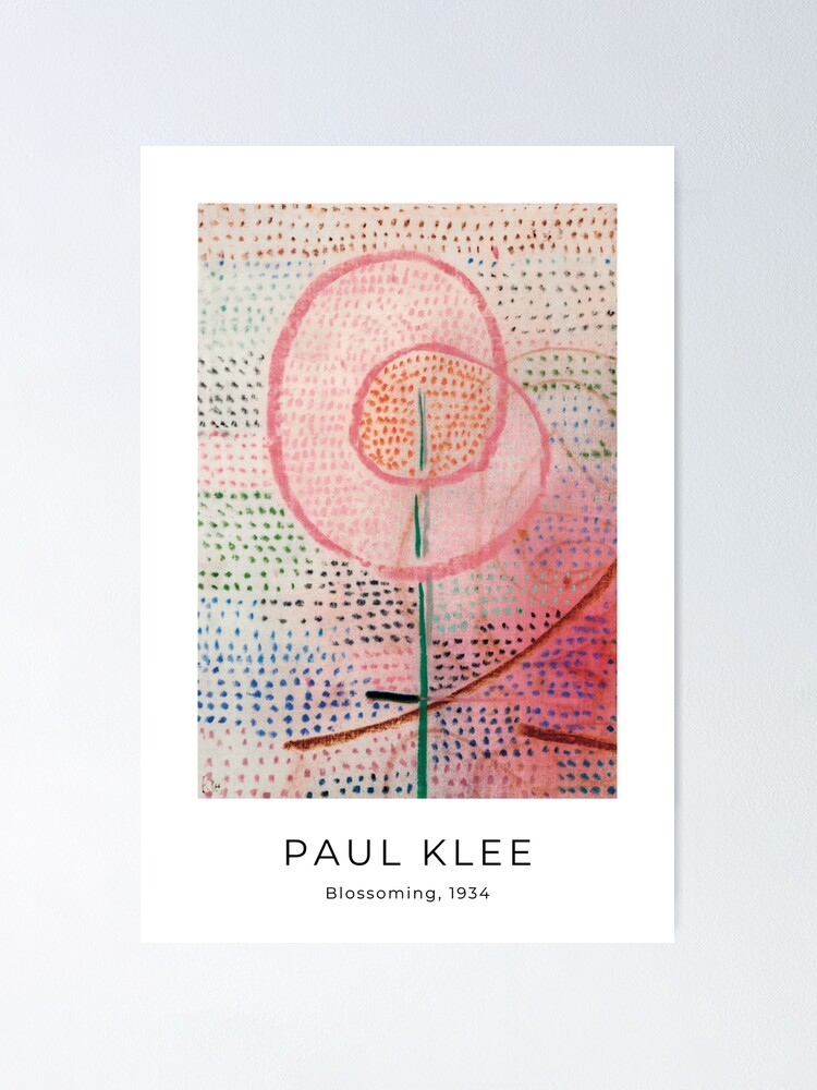 "Klee - Colorful Modern Abstract Art by Paul Klee "Blossoming"" Poster ...