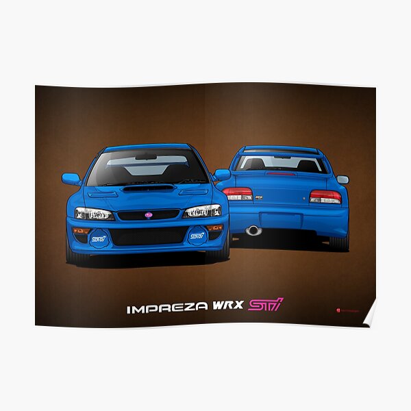 Subaru Wrx Posters | Redbubble