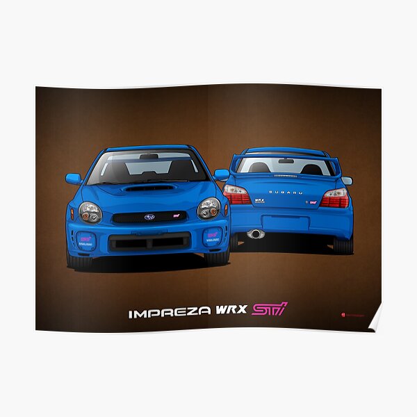 Subaru Wrx Posters | Redbubble