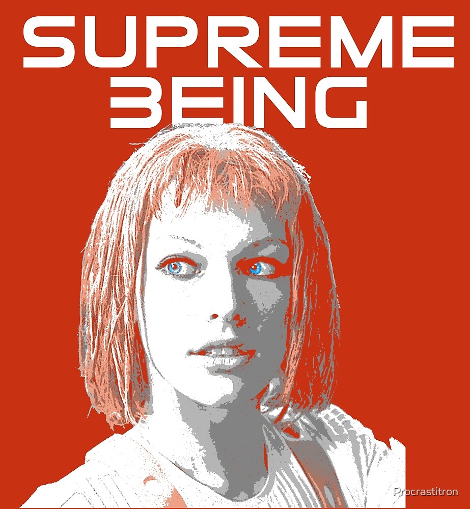 "Supreme Being" by Procrastitron | Redbubble