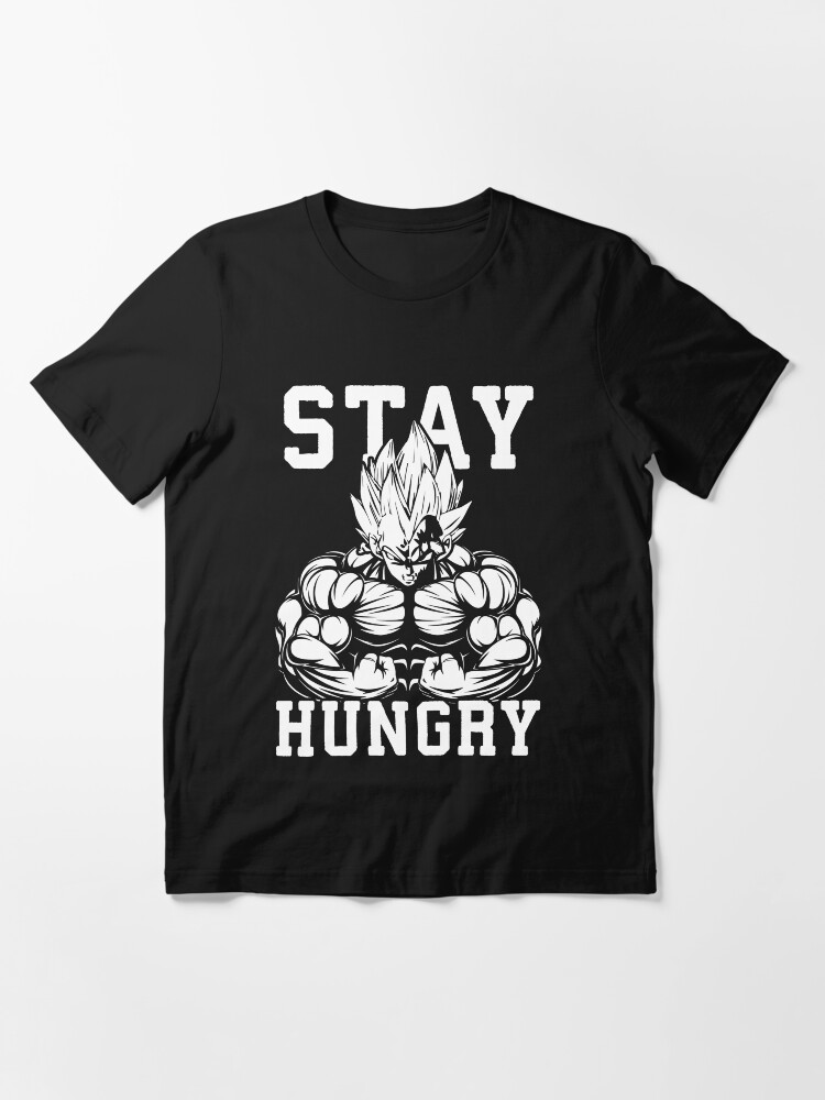 "Stay Hungry - Vegeta - Anime Workout" T-shirt for Sale by gohanflex ...