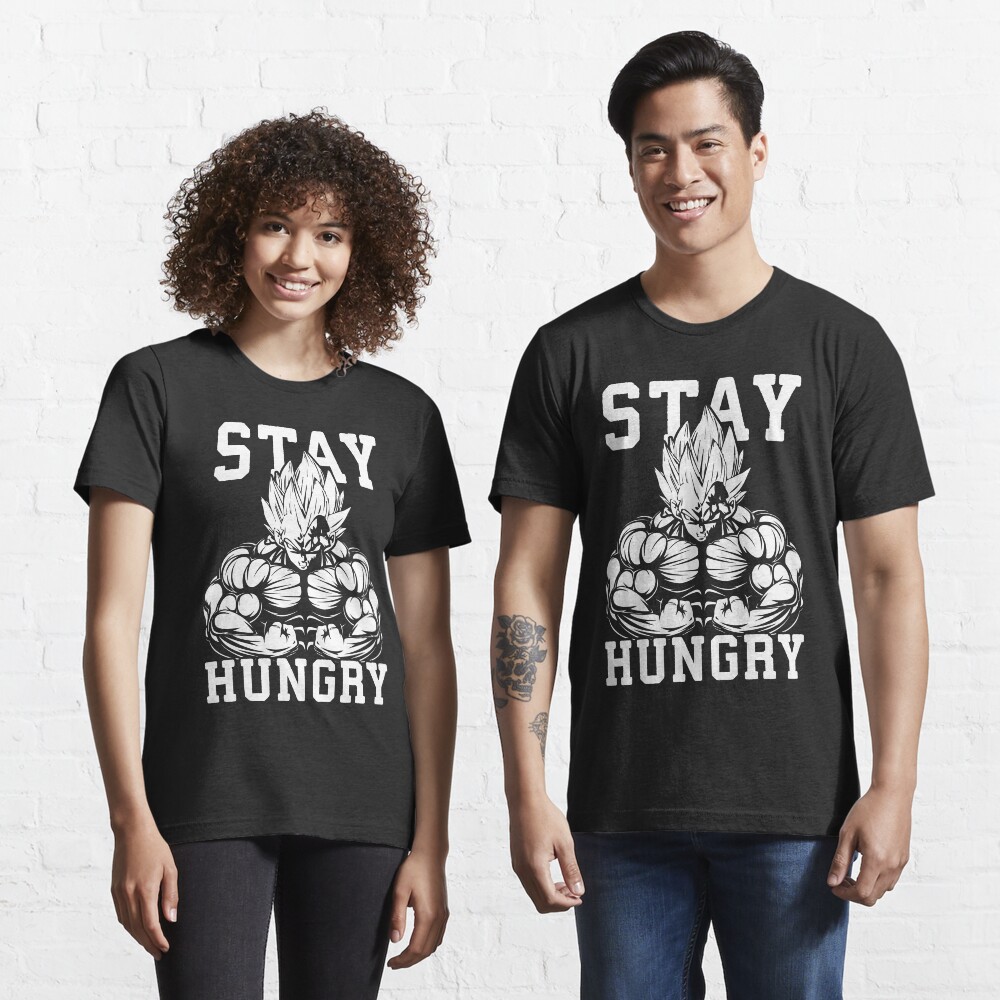 "Stay Hungry - Vegeta - Anime Workout" T-shirt for Sale by gohanflex ...