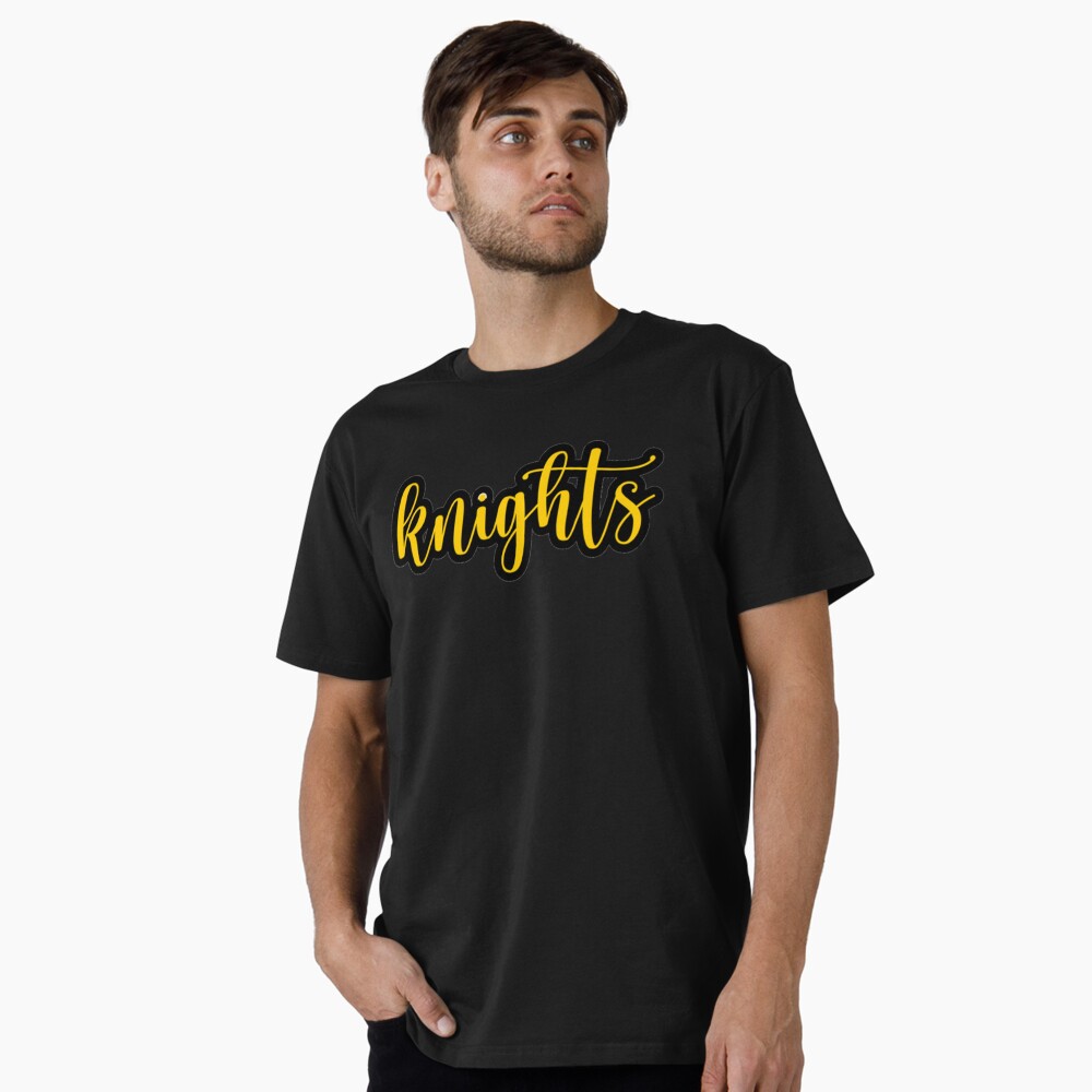 "cursive knights " Sticker for Sale by TheGamedayGoods | Redbubble