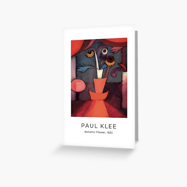 "Klee - Colorful Modern Abstract Art by Paul Klee "Autumn Flower ...