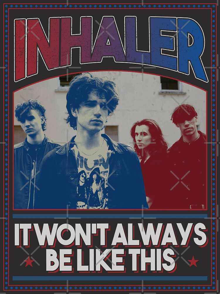 "It Won't Always Be Like This Inhaler" Sticker for Sale by arlou | Redbubble