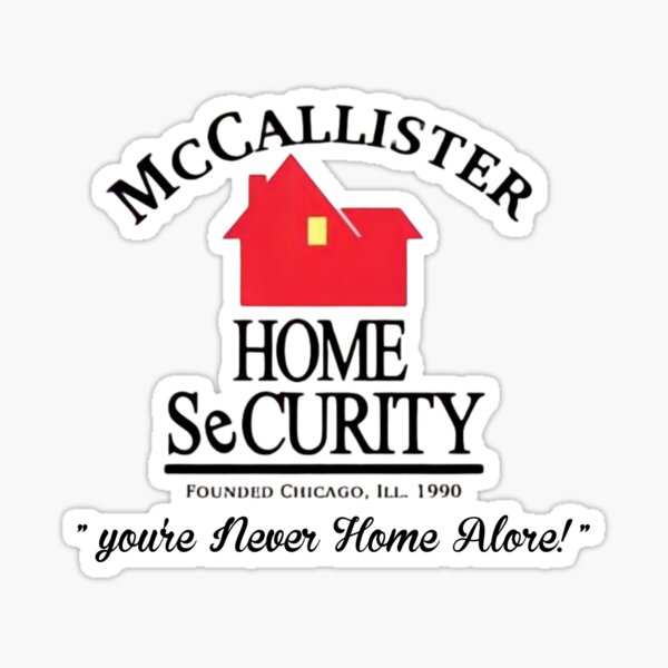 "McCallister Home Security Christmas 2022" Sticker for Sale by ...