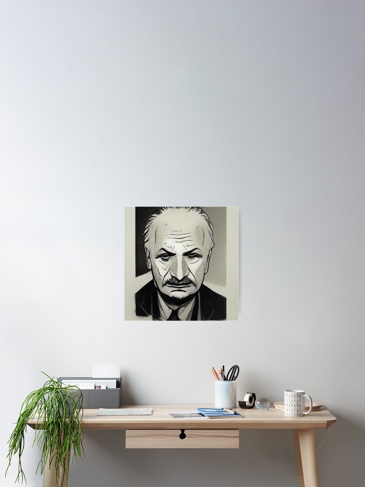 "Martin Heidegger " Poster for Sale by ComicsFactory | Redbubble