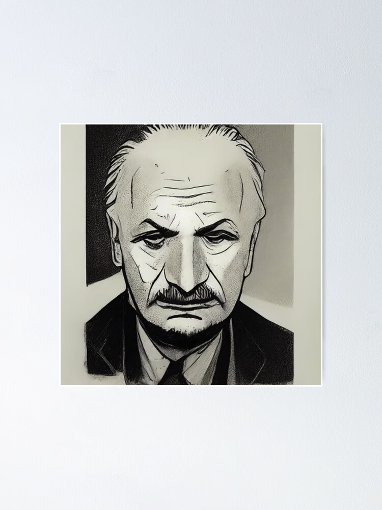 "Martin Heidegger " Poster for Sale by ComicsFactory | Redbubble