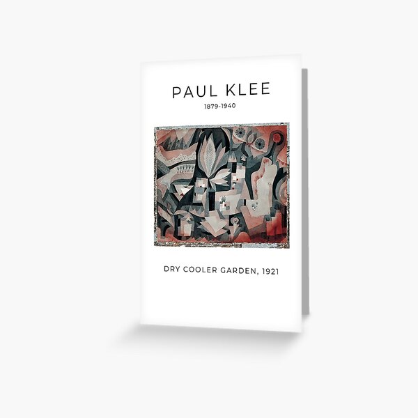 "Klee - Colorful Modern Abstract Art by Paul Klee "Dry Cooler Garden ...
