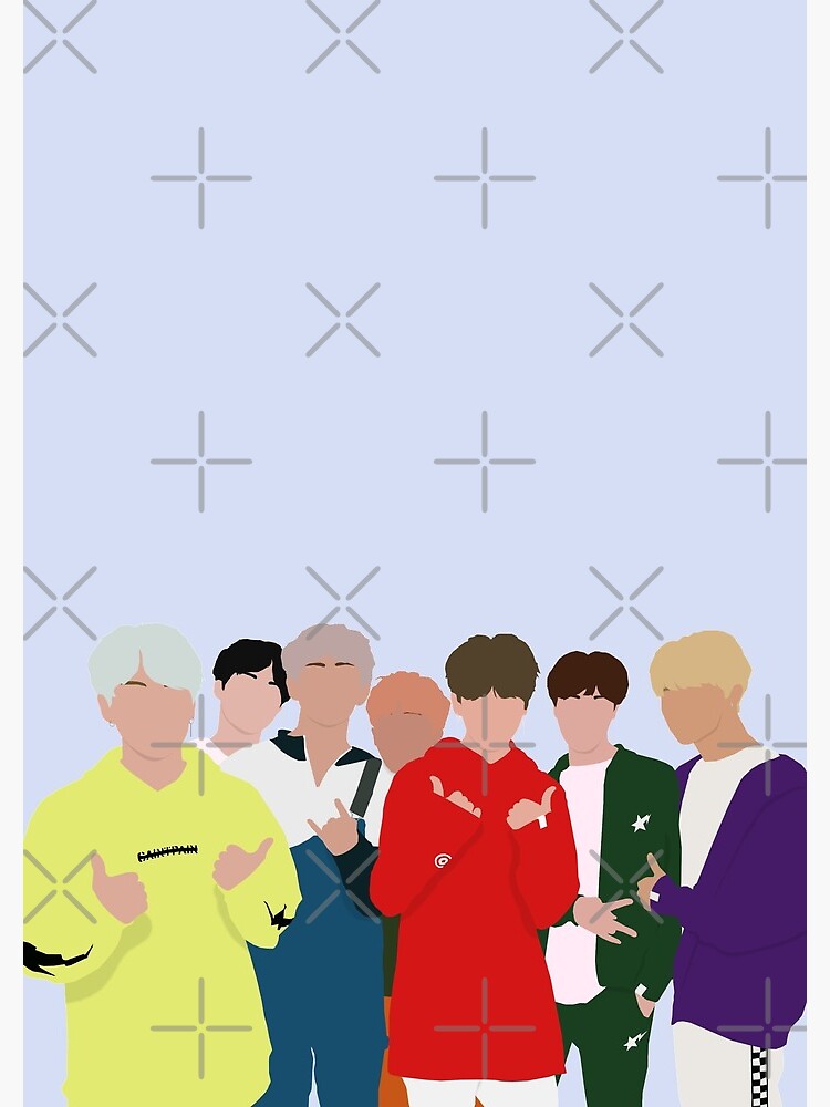 "BTS Vector" Spiral Notebook for Sale by CJdigitaldesign | Redbubble