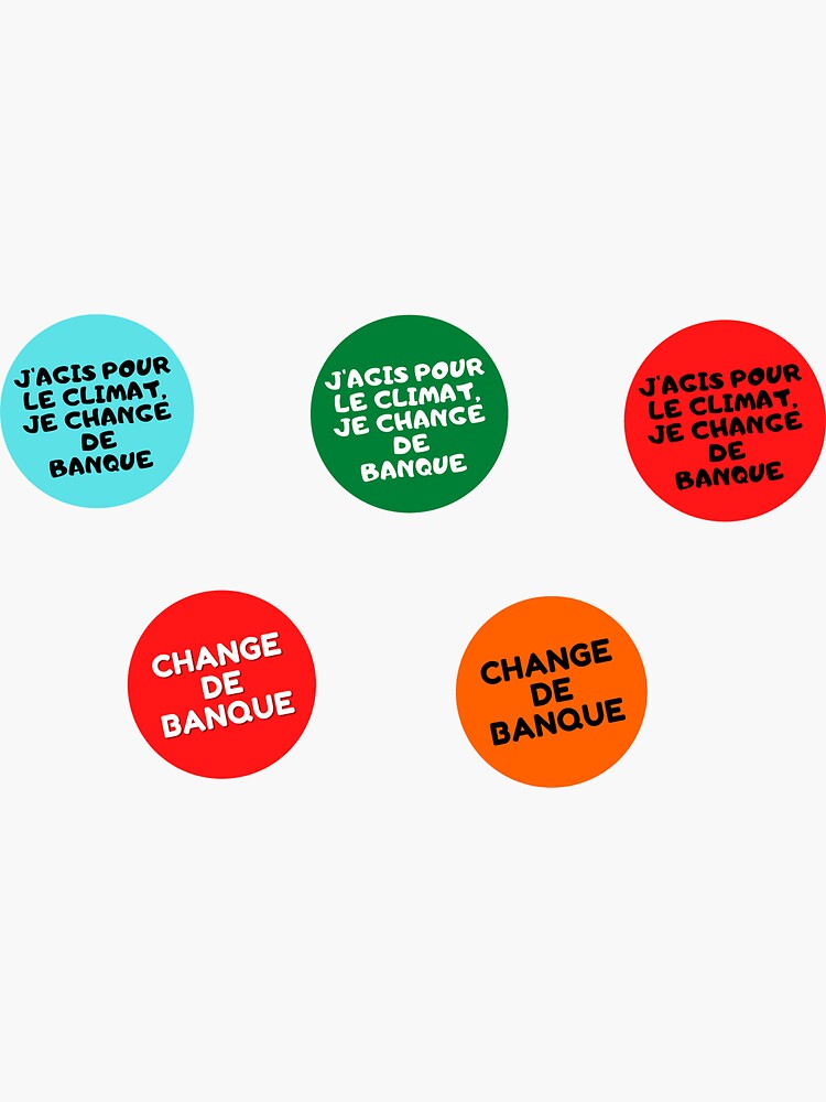 "Ecology Activists Stickers Pack - Bank Exchange" Sticker for Sale by ...