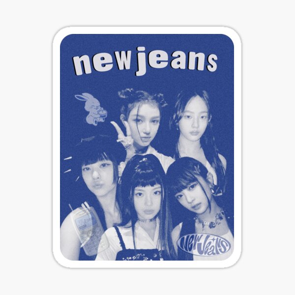 " newjeans " Sticker for Sale by itsbonnyhere | Redbubble