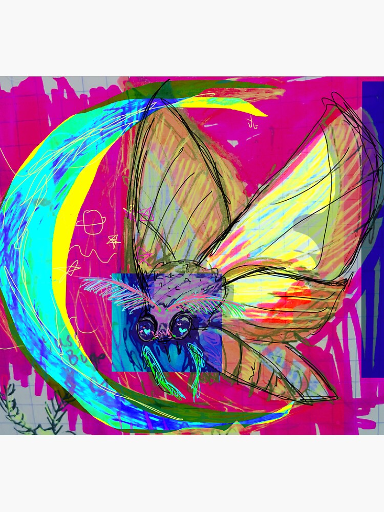 "the yasss bug!" Sticker for Sale by awooga-jt | Redbubble