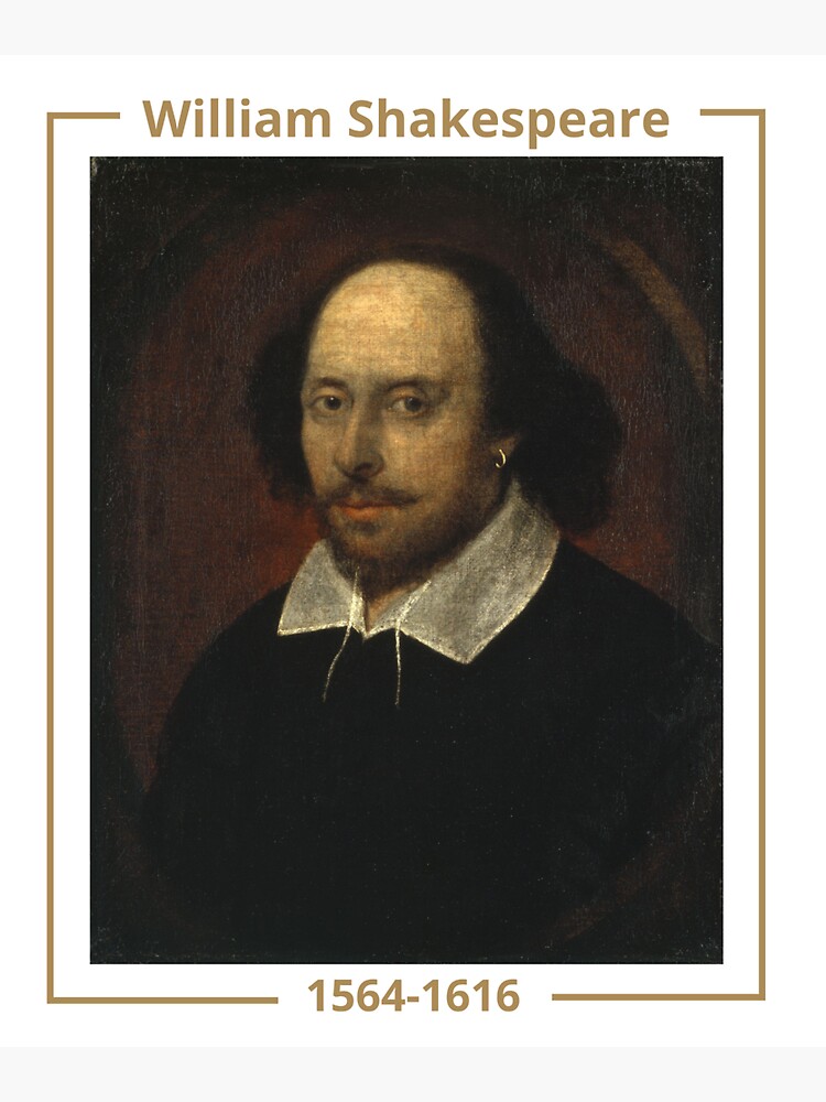 "Retrato de William Shakespeare (1564-1616)" Sticker for Sale by jaziznascimento | Redbubble