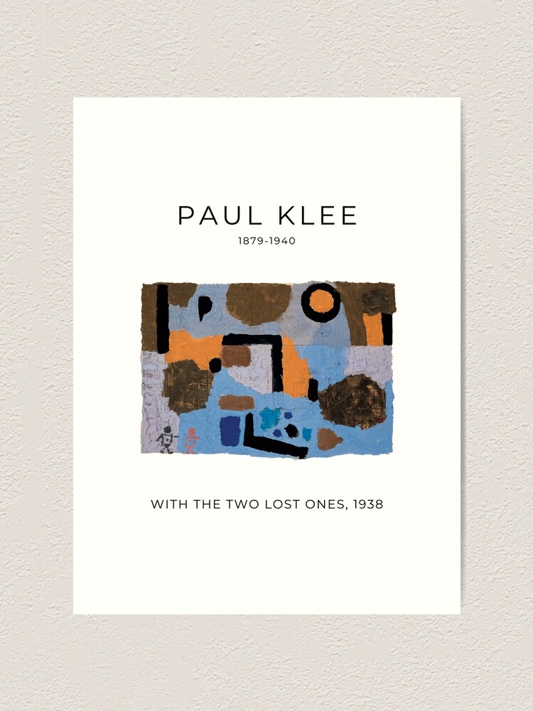 "Klee - Colorful Modern Abstract Art by Paul Klee "With The Two Lost ...