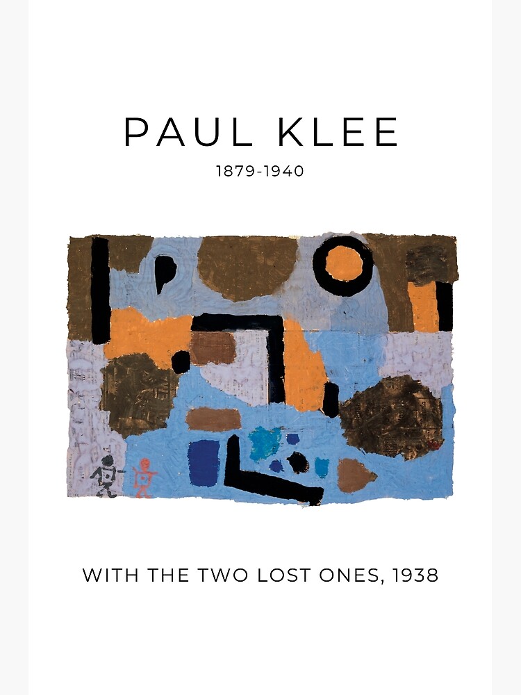"Klee - Colorful Modern Abstract Art by Paul Klee "With The Two Lost ...