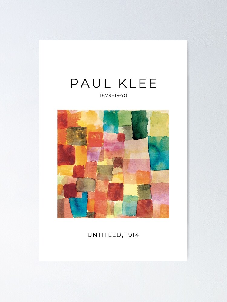 "Klee - Colorful Modern Abstract Art by Paul Klee "Untitled"" Poster ...