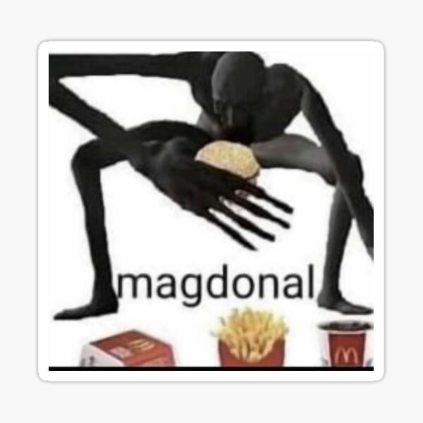 "Magdonal" Sticker for Sale by Memes44 | Redbubble