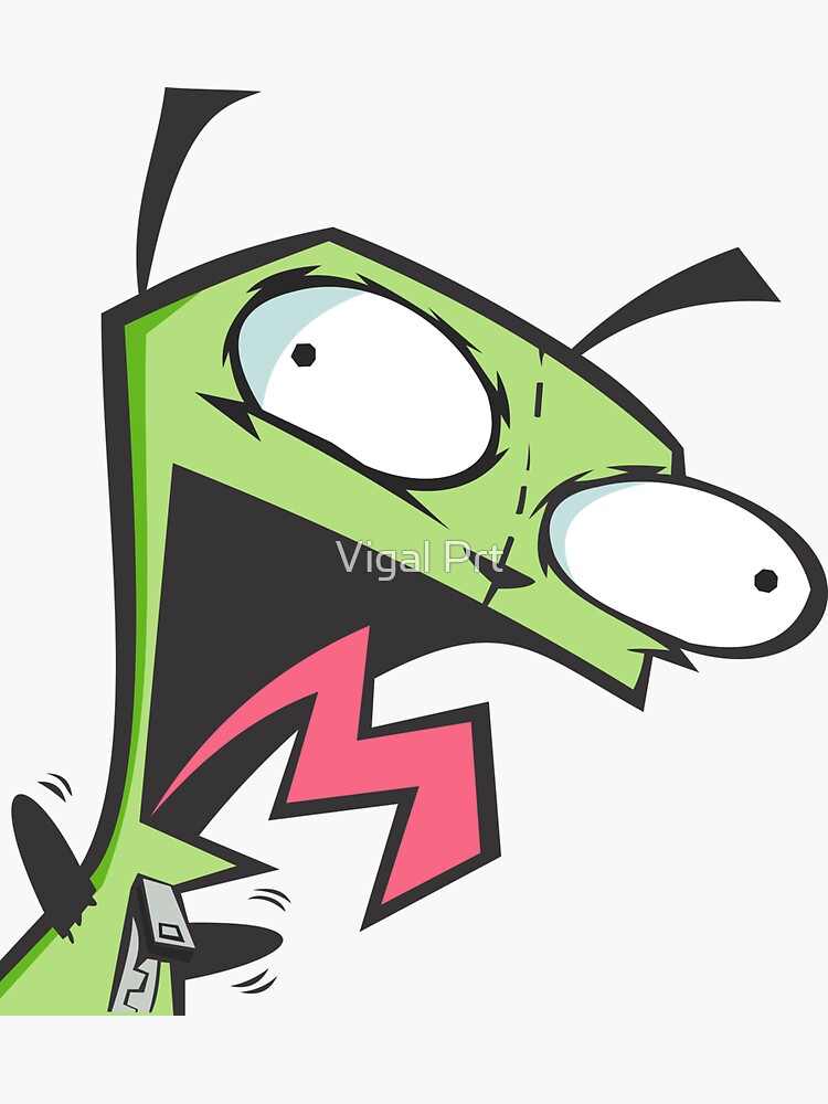 "Gir Screaming" Sticker for Sale by essamDesigner | Redbubble