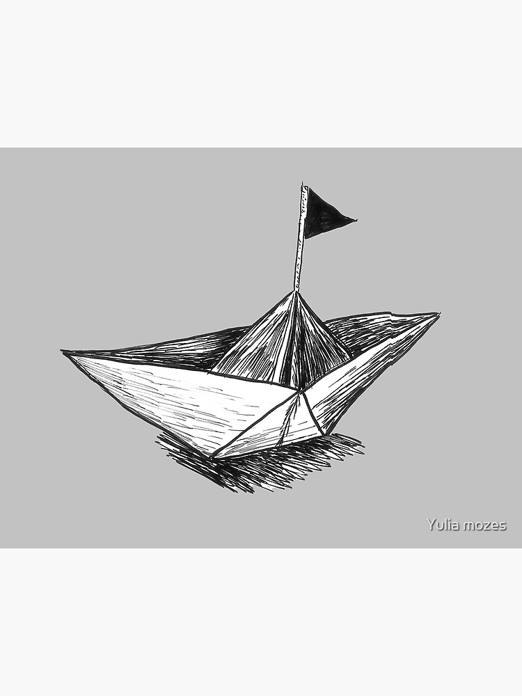 "Paper boat" Poster for Sale by Yulia-mozes | Redbubble