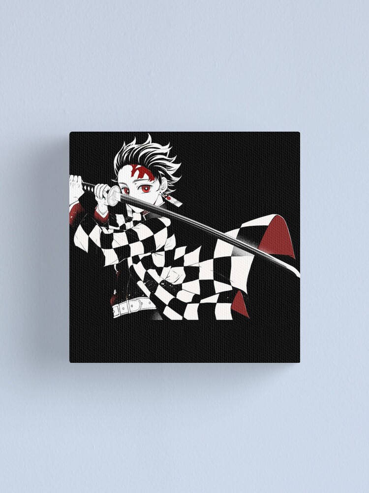 "Tanjiro Kamado kimetsu no yaiba demon slayer" Canvas Print for Sale by ...