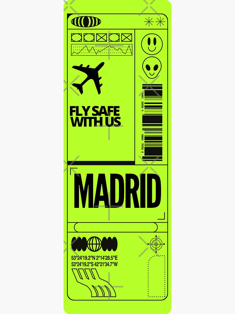 "Plane tickets" Sticker for Sale by willyparo | Redbubble